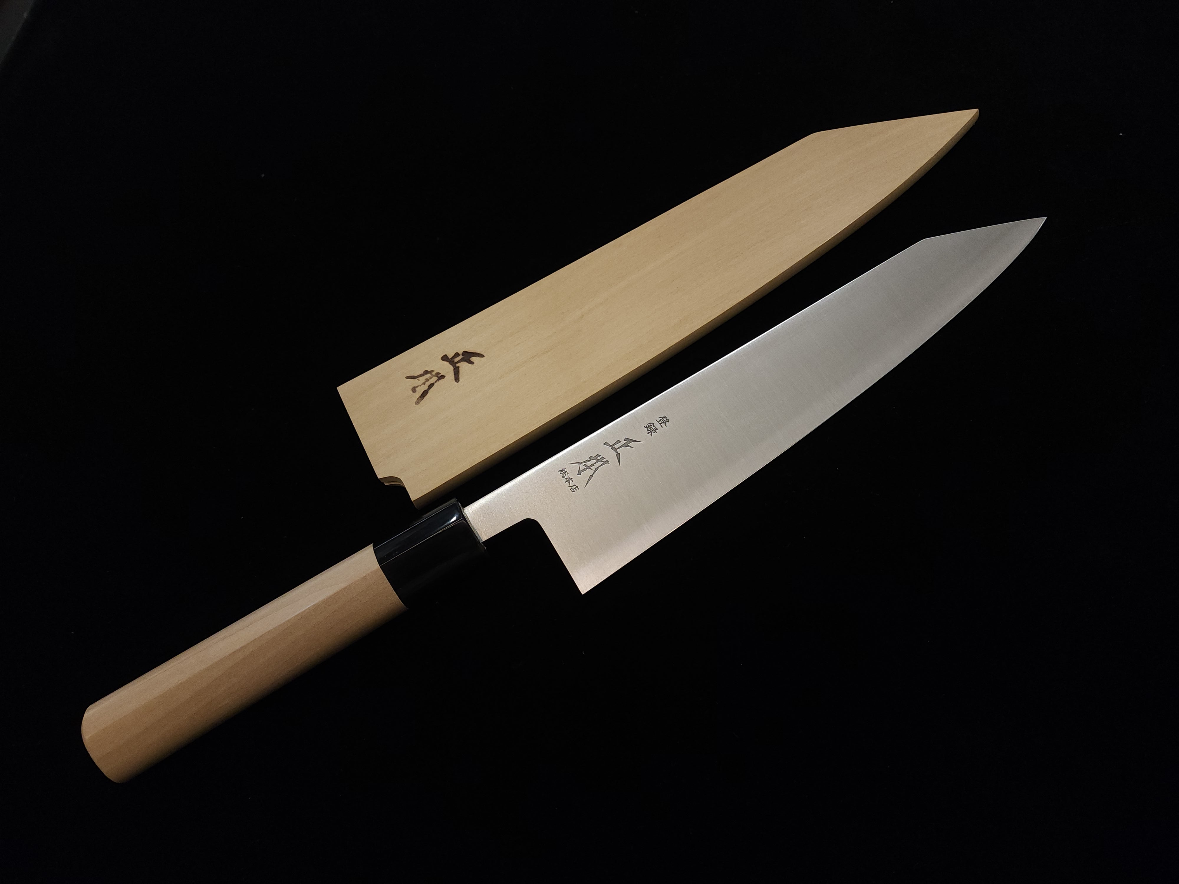 正本總本店KS玉白鋼切付牛刀連鞘 – Knife Life HK
